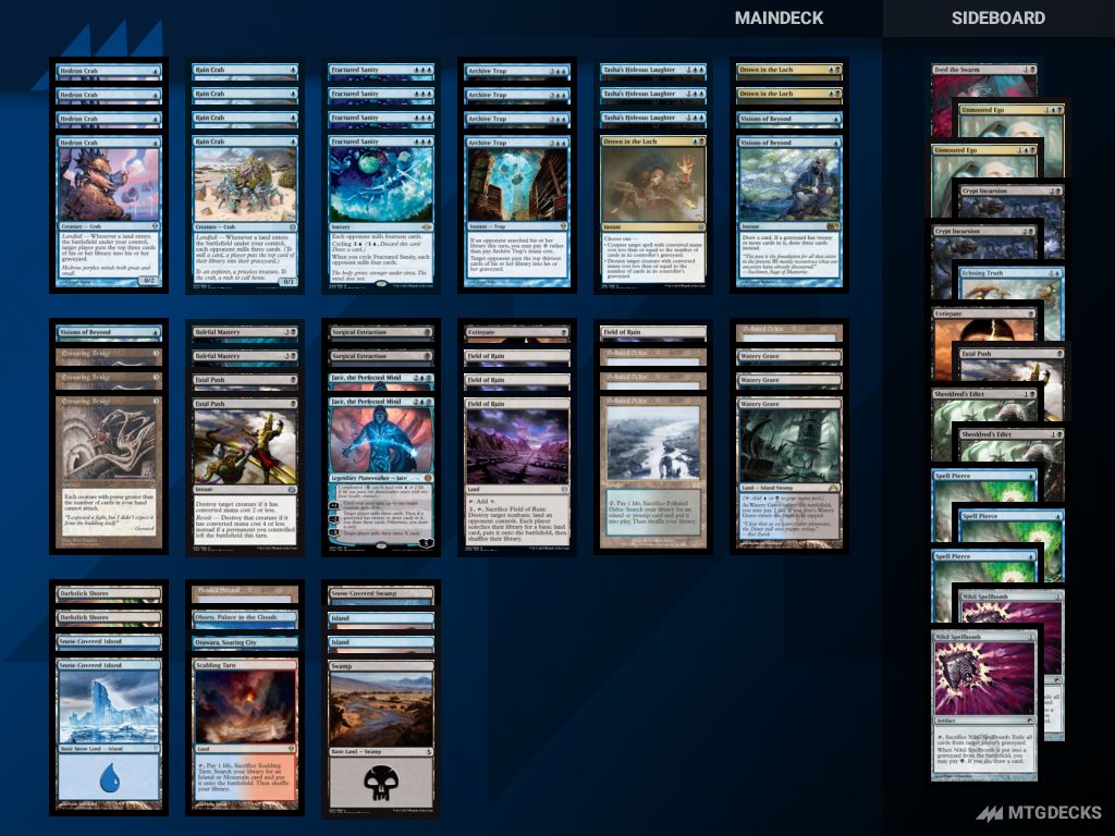 Modern Dimir Mill deck by kiyotsugu kodama • MTG DECKS