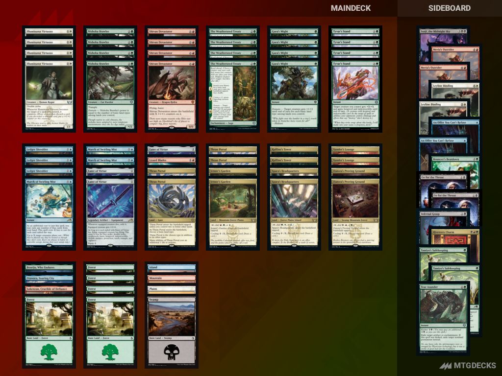 MTG Standard Phyrexia 4 Color Virtuoso top decks • MTG DECKS