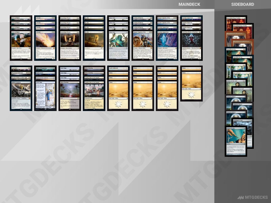 Modern Mono-White Death & Taxes deck by gabriel nixon • MTG DECKS