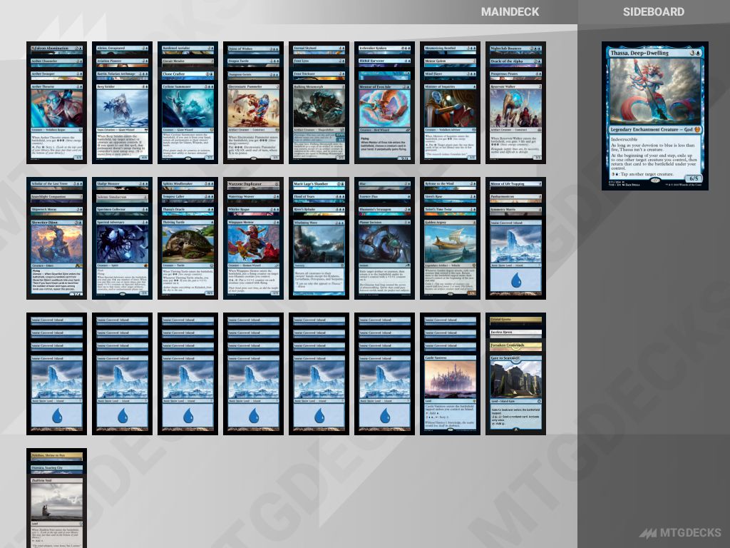 Historic-Brawl Mono Blue deck by MTGA-Assistant-Meta • MTG DECKS