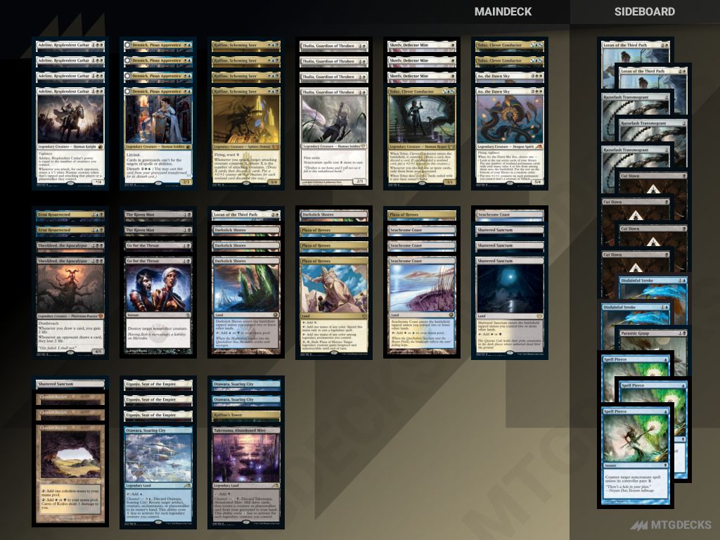 Standard Esper Legends deck by Jim Tim Lee • MTG DECKS