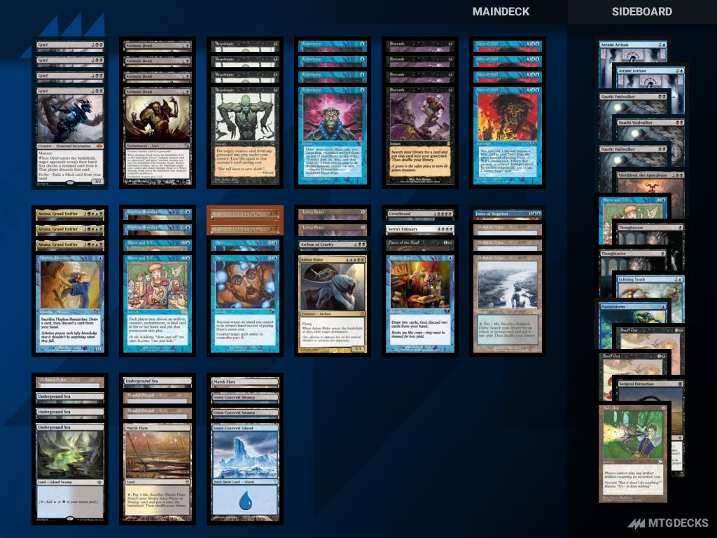 Legacy UB Reanimate deck by Yamanaka Kousuke • MTG DECKS