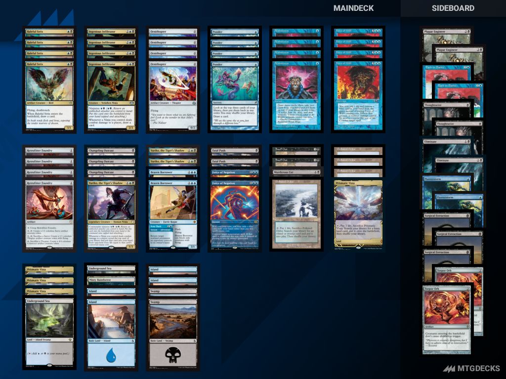Legacy Ninja deck by Nagai Rinto • MTG DECKS