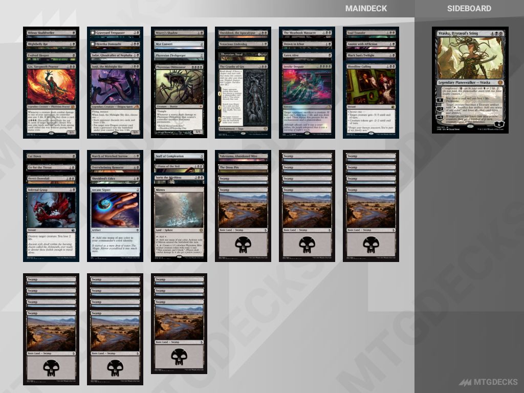 Brawl Vraska, Betrayal's Sting deck by MTGA-Assistant-Meta • MTG DECKS
