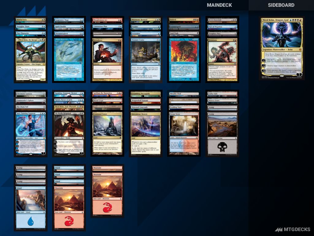 Commander Nicol Bolas, Dragon God/The Elderspell deck by ...