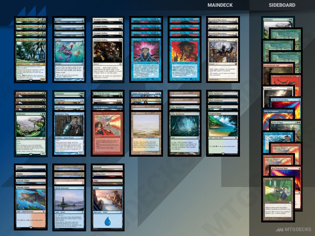 Legacy Multi Color Control deck by Kusakabe Fumito • MTG DECKS