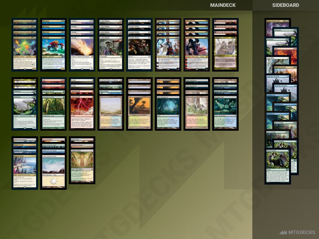Modern Five-color Elementals deck by Kat Miller-Granger • MTG DECKS