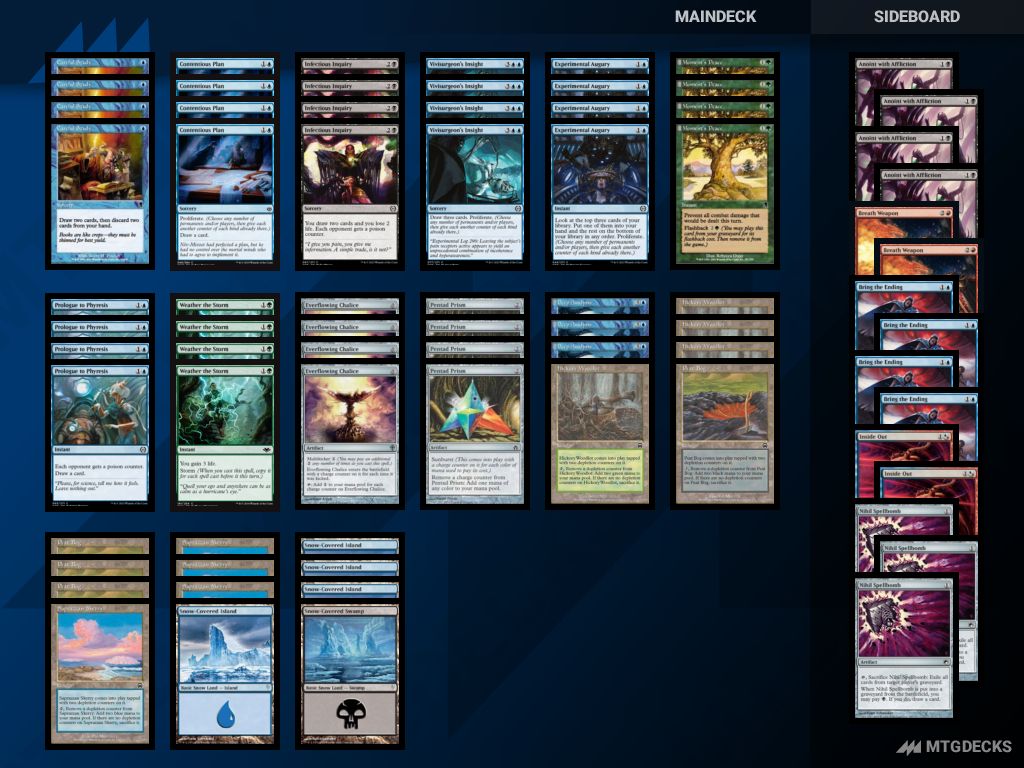 Pauper Sultai Infect deck by Víctor Garrido • MTG DECKS