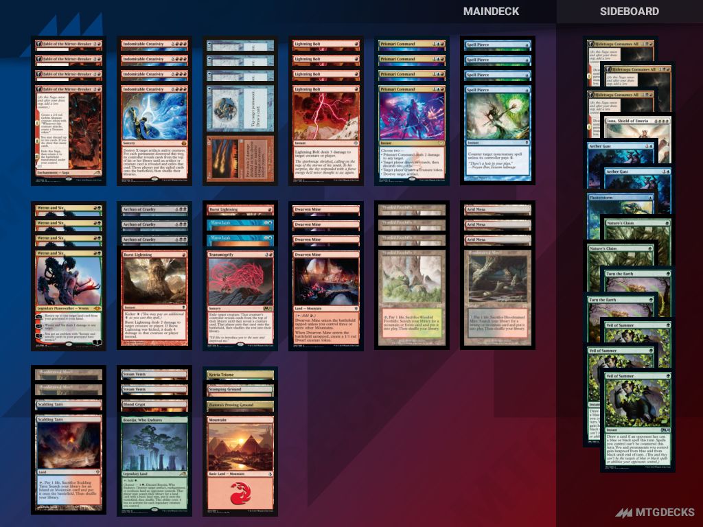 Modern Five-Color Indomitable Creativity deck by Markus Braumann • MTG ...