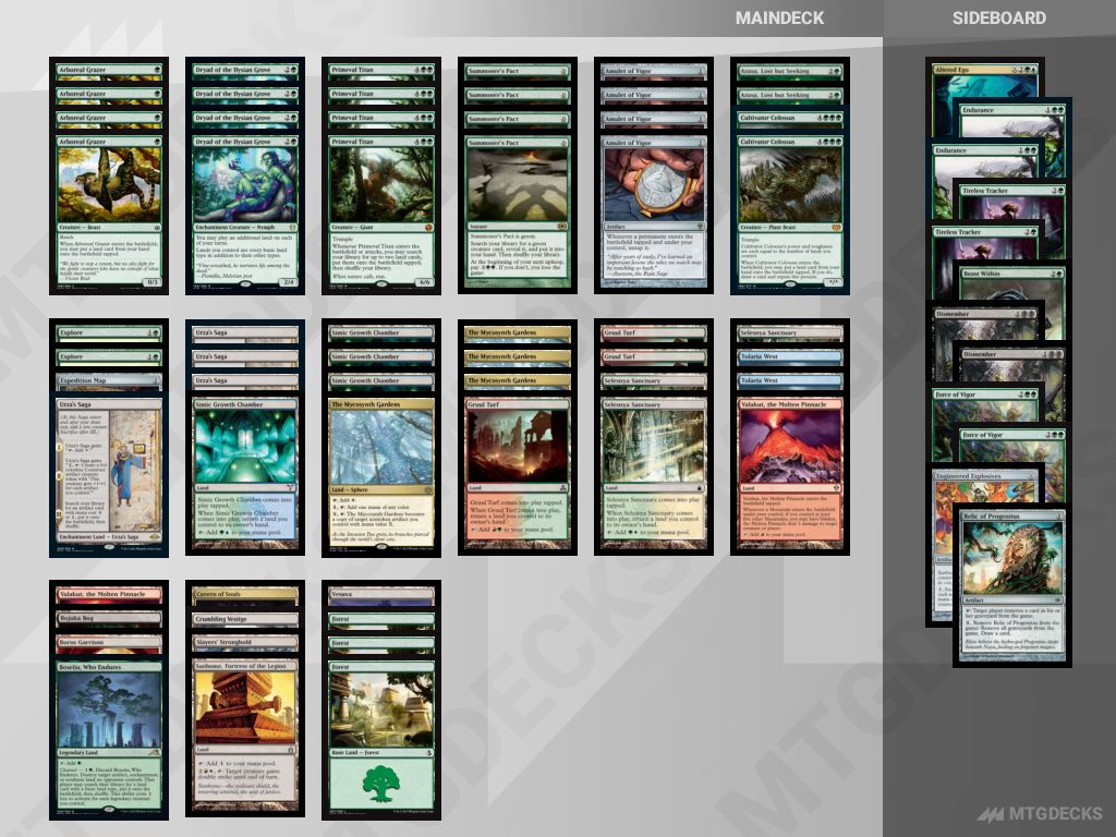Modern Amulet Titan deck by Timothy Young • MTG DECKS