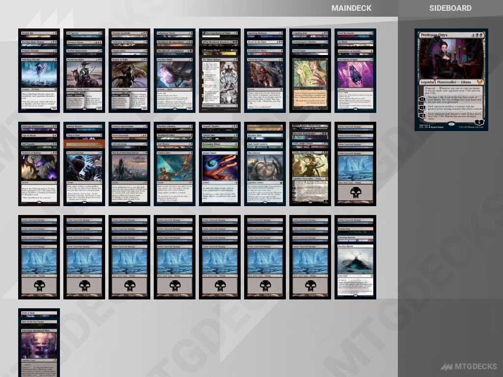 Historic-Brawl Professor Onyx deck by MTGA-Assistant-Meta • MTG DECKS
