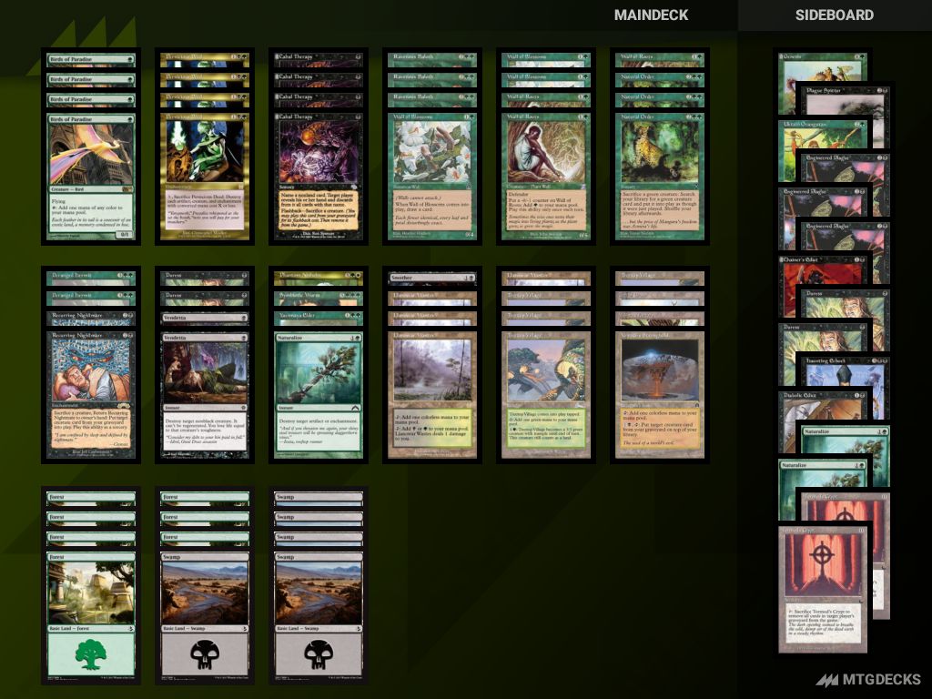Premodern Natural Rock deck by Sotomontes • MTG DECKS