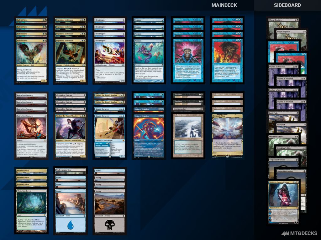 Legacy Ninja deck by Kaneui Kotaro • MTG DECKS