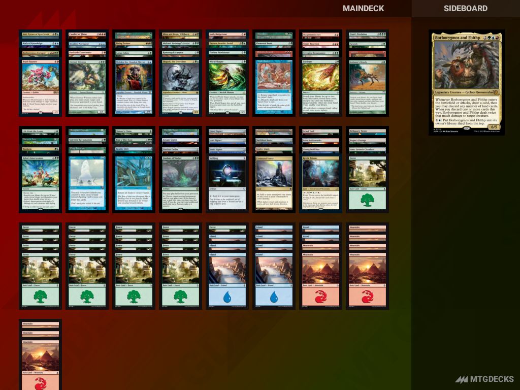 Commander Borbo and Fblthip deck by Lad • MTG DECKS