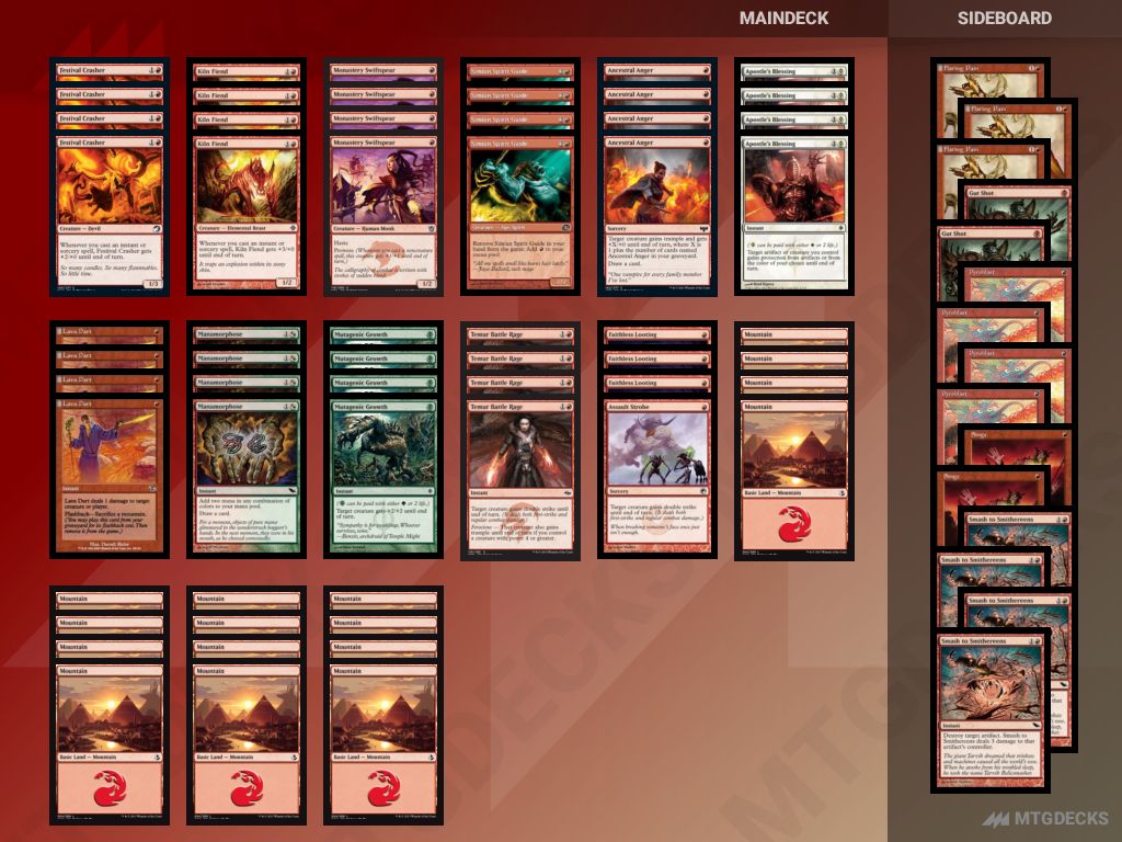 Pauper Hot Dogs deck by Tassetti Roberto Maria • MTG DECKS