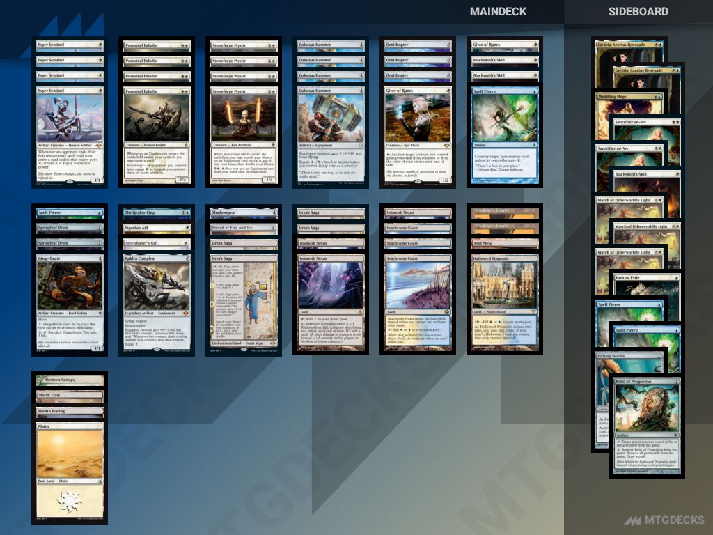 Modern Hammer Time deck by jvidarte • MTG DECKS