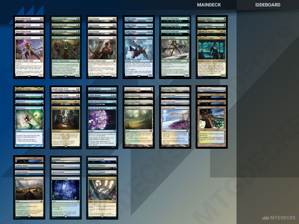Arena Standard Bant Counters deck by Kowazi • MTG DECKS