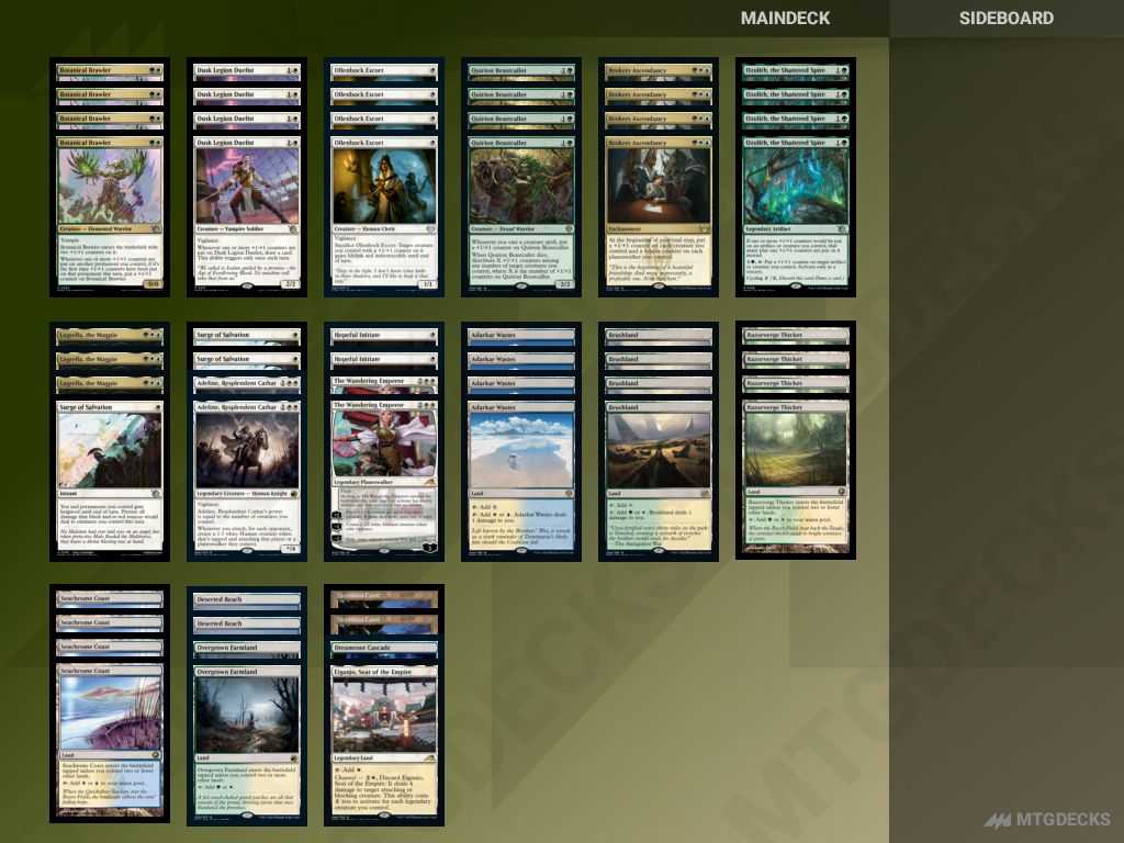 Arena Standard Bant Counters deck by Kowazi • MTG DECKS
