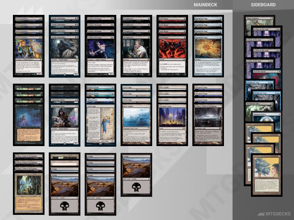 Legacy Dark Depths deck by Kazuki Honjo • MTG DECKS
