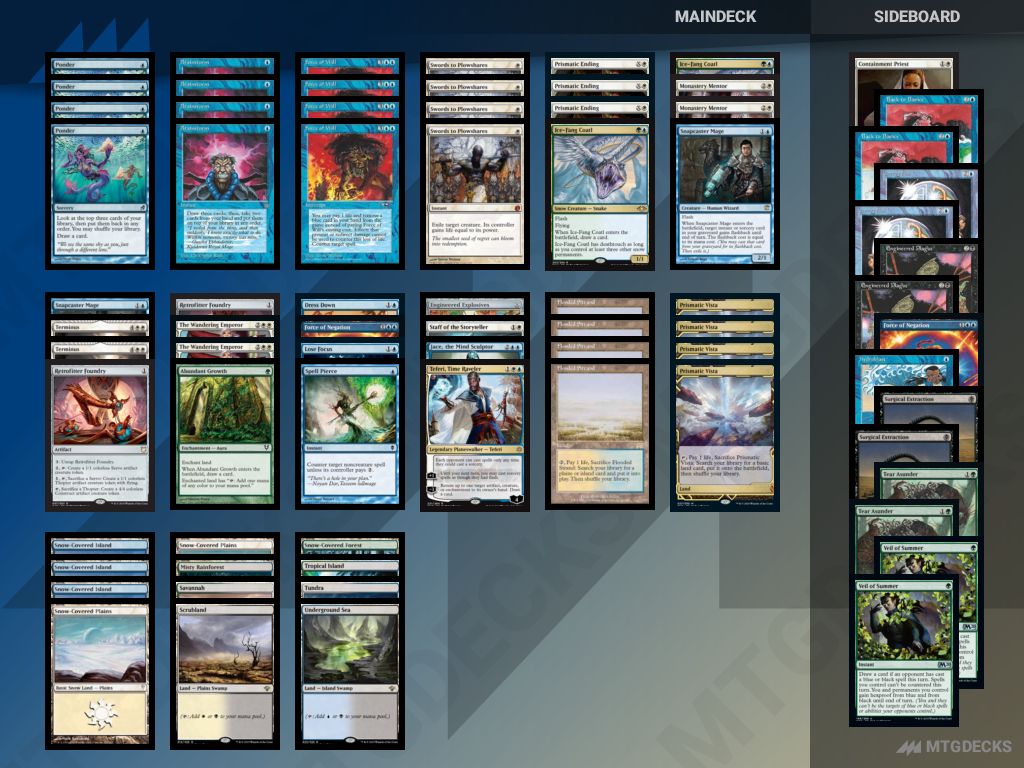 Legacy Bant Control deck by Diego Nunes • MTG DECKS