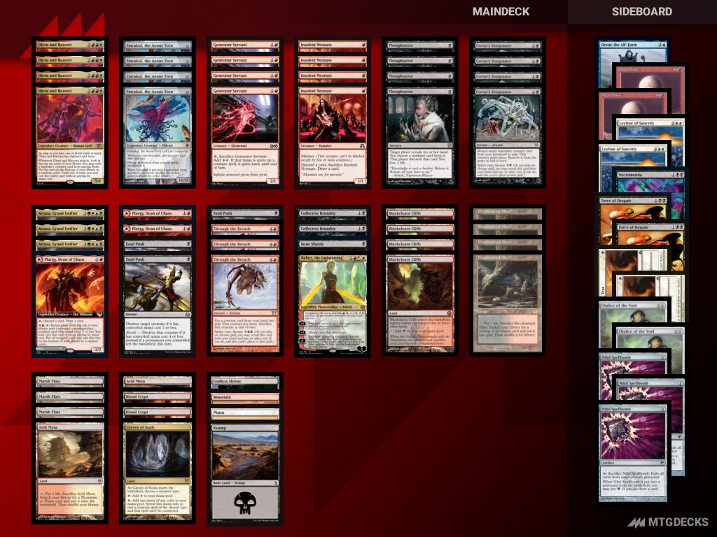 Modern Goryo shoot deck by Itakura Toshiyuki • MTG DECKS