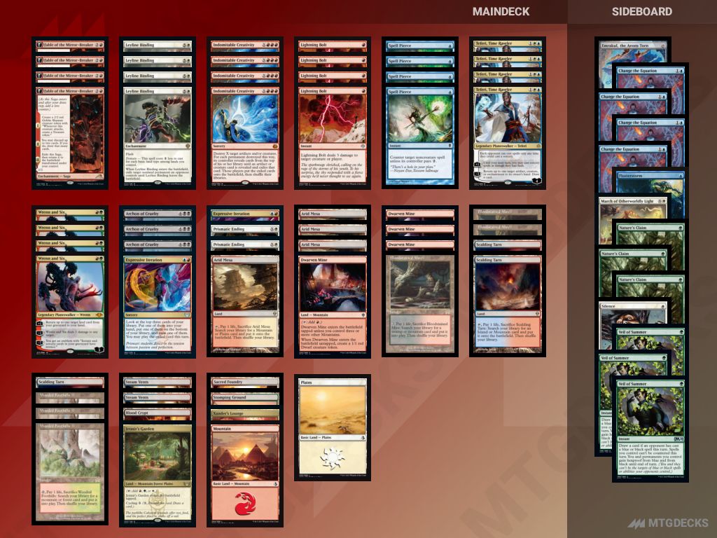 Modern Indomitable Creativity deck by chin yishin • MTG DECKS