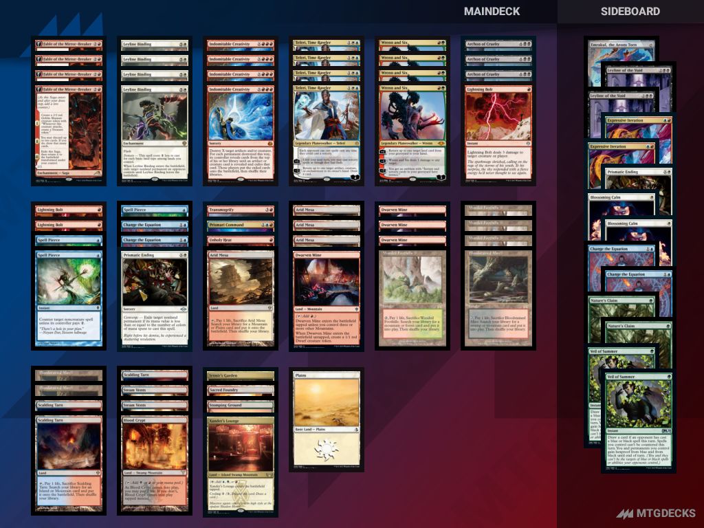 Modern Indomitable Creativity deck by Horiuchi Makoto • MTG DECKS