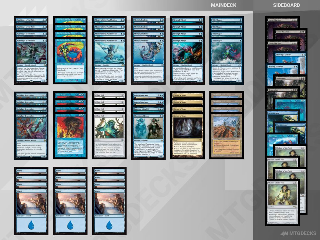 Legacy Merfolk deck by Ooshima Naoki • MTG DECKS