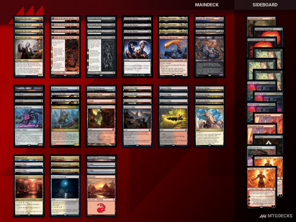 Standard 黒赤リアニ deck by HUNG KAI YANG • MTG DECKS