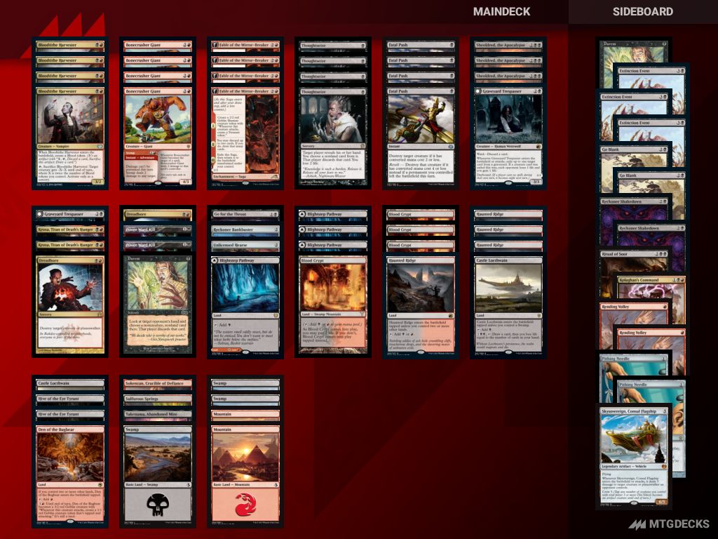 Pioneer Radkos Midrange deck by Max Koch • MTG DECKS