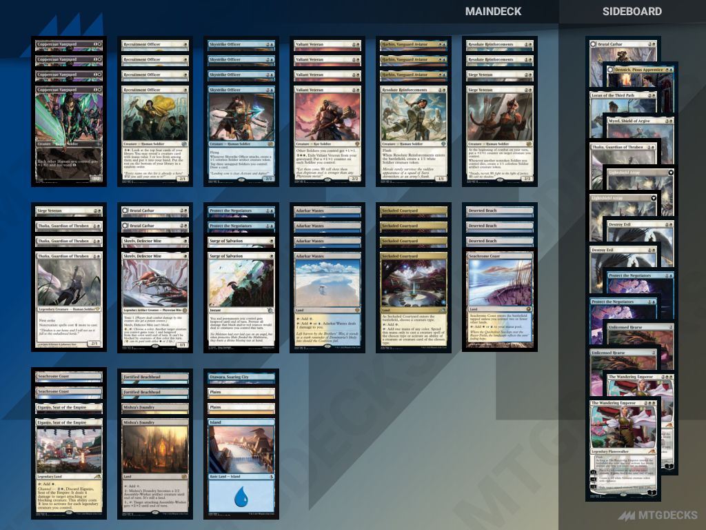 Standard Soldier deck by イチカワ ヒロシ • MTG DECKS