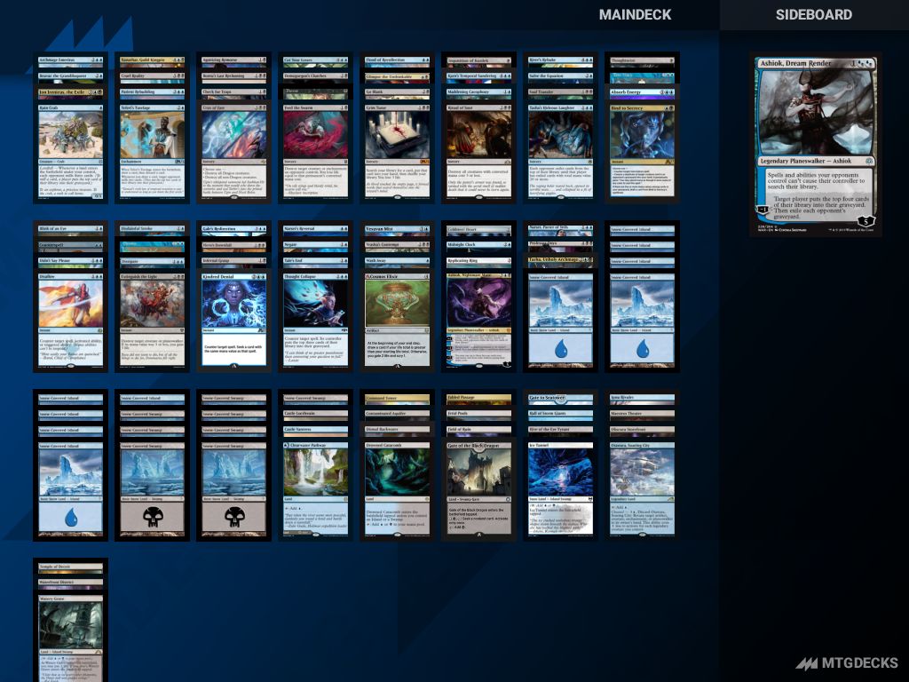 Historic-Brawl Ashiok, Dream Render deck by HistoricBrawler • MTG DECKS