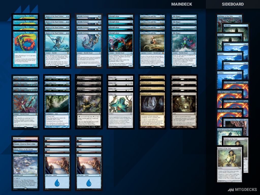 Modern Merfolk deck by Mxpi • MTG DECKS