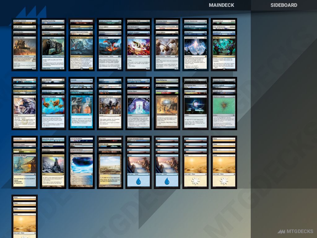 Commander blinky golems deck by murphtheberzerker • MTG DECKS