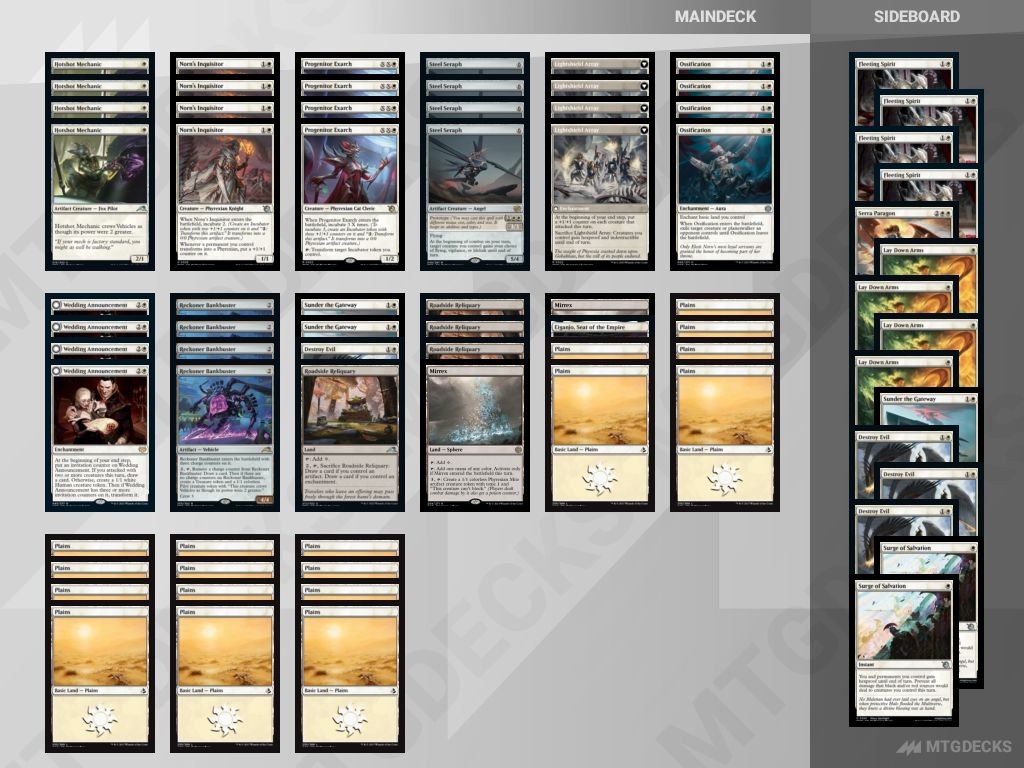 Arena Standard Mono-White Aggro deck by Tim Schaufert • MTG DECKS