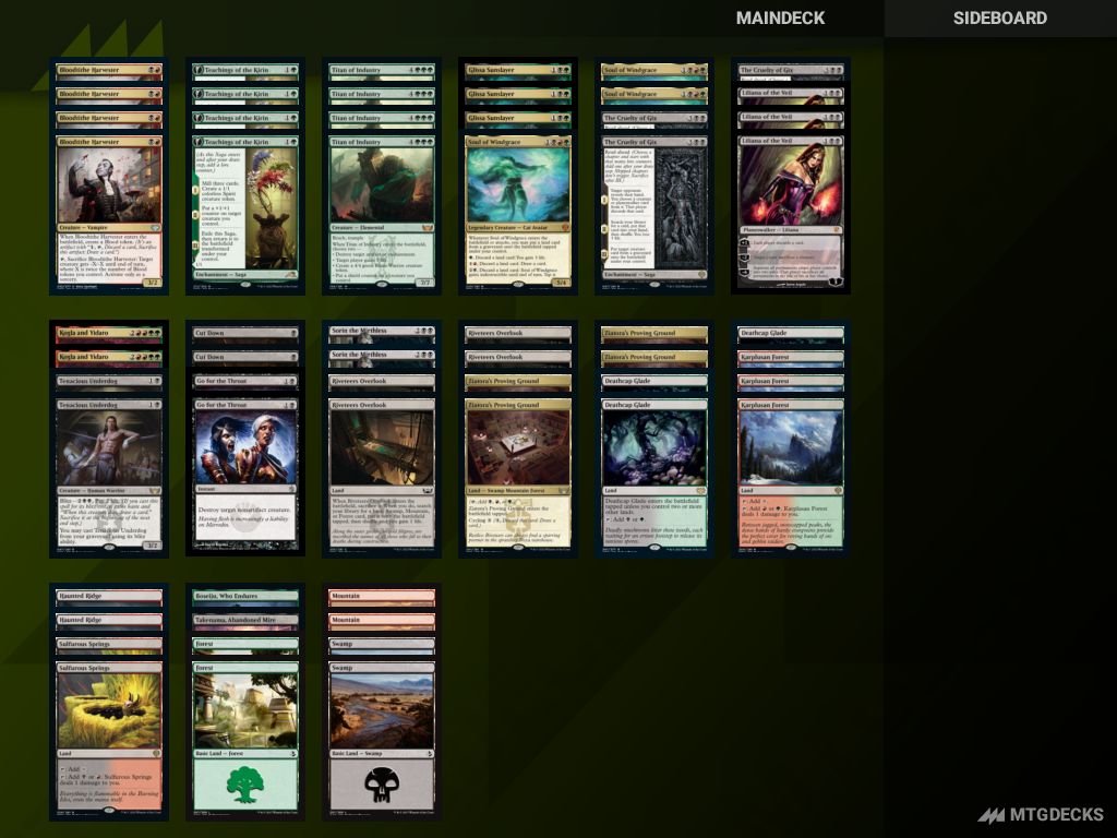 Arena Standard Jund Sans Mirror deck by Day[9] • MTG DECKS