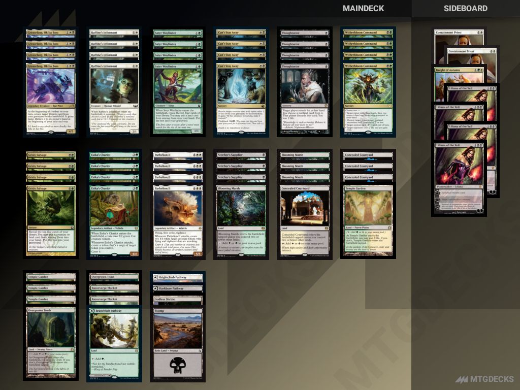 Arena Explorer E - Abzan Greasefang BO1 deck by Achux • MTG DECKS