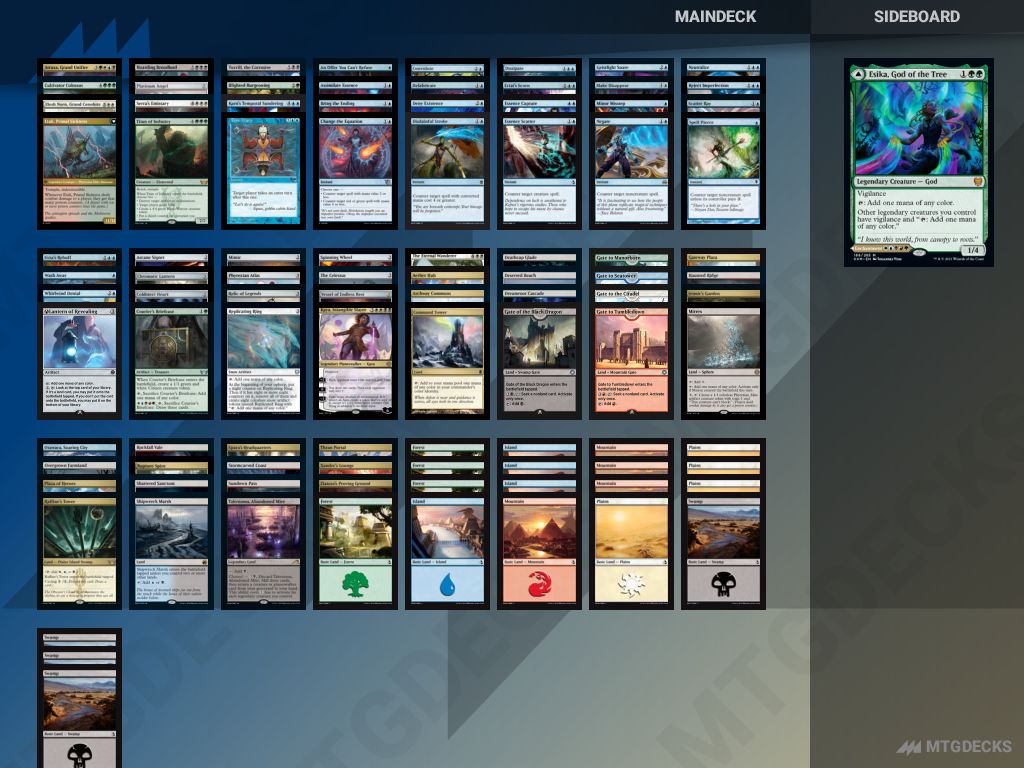 Historic-Brawl Esika, God of the Tree deck by MTGA-Assistant-Meta • MTG ...