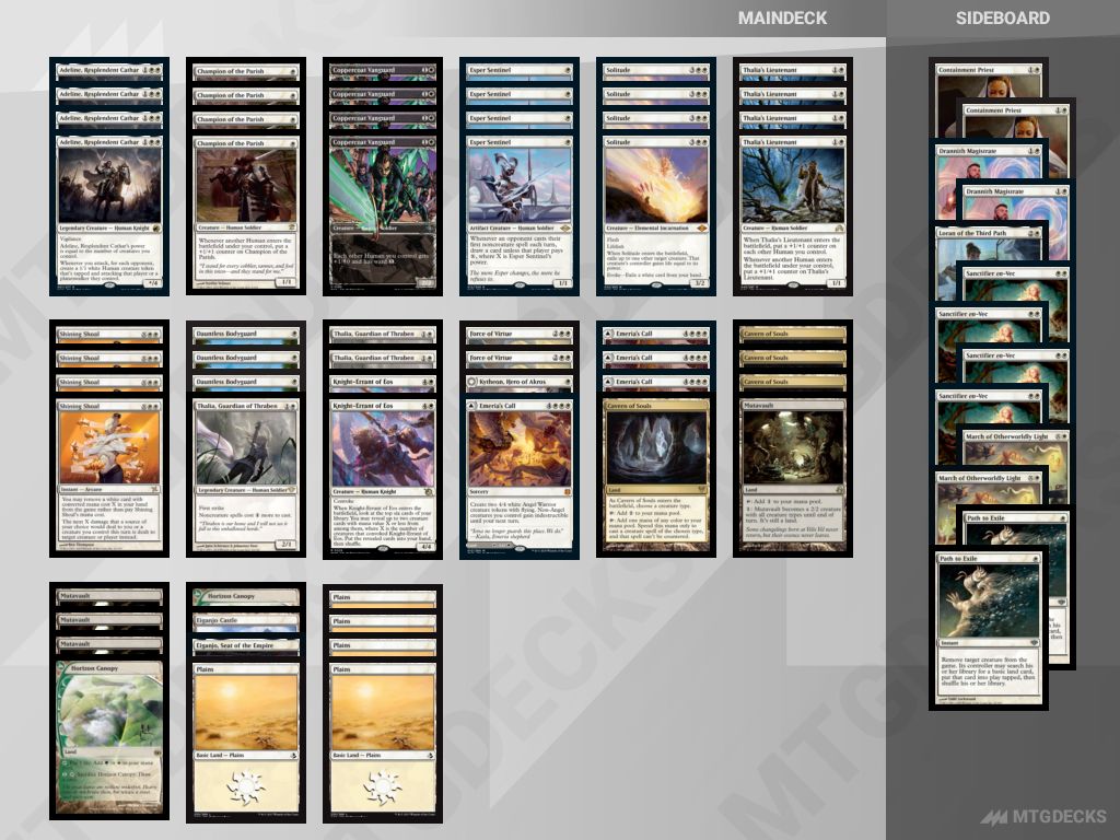 Modern Human Aggro deck by Sakaino Yuuta • MTG DECKS