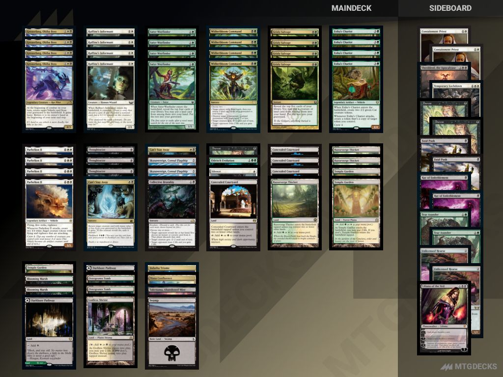 Pioneer Parhelion Shoot deck by Kenichi Takatsuka • MTG DECKS