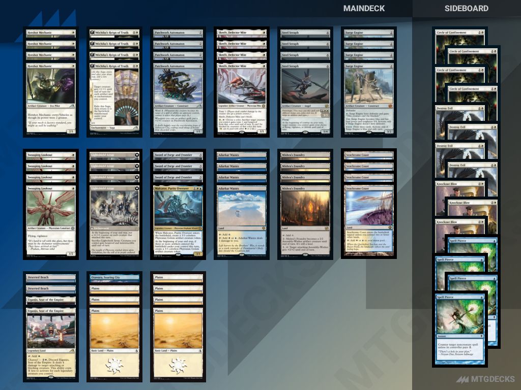 Standard Azorius Artifacts deck by SurvivorTree • MTG DECKS