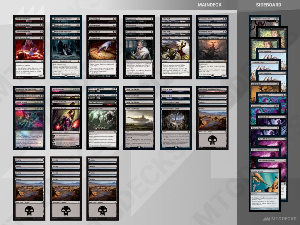 Arena Explorer Mono Black deck by Kyori • MTG DECKS