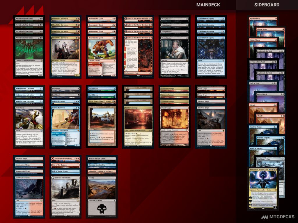 Arena Explorer Archfiend Alteration deck by Atog • MTG DECKS