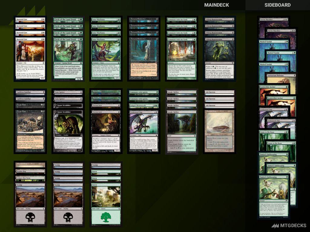 Pauper Tortex Cowbo deck by Bennet Soyka • MTG DECKS