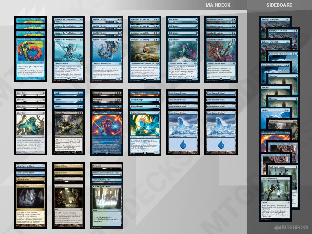 Modern Merfolk deck by Tyler Allen • MTG DECKS