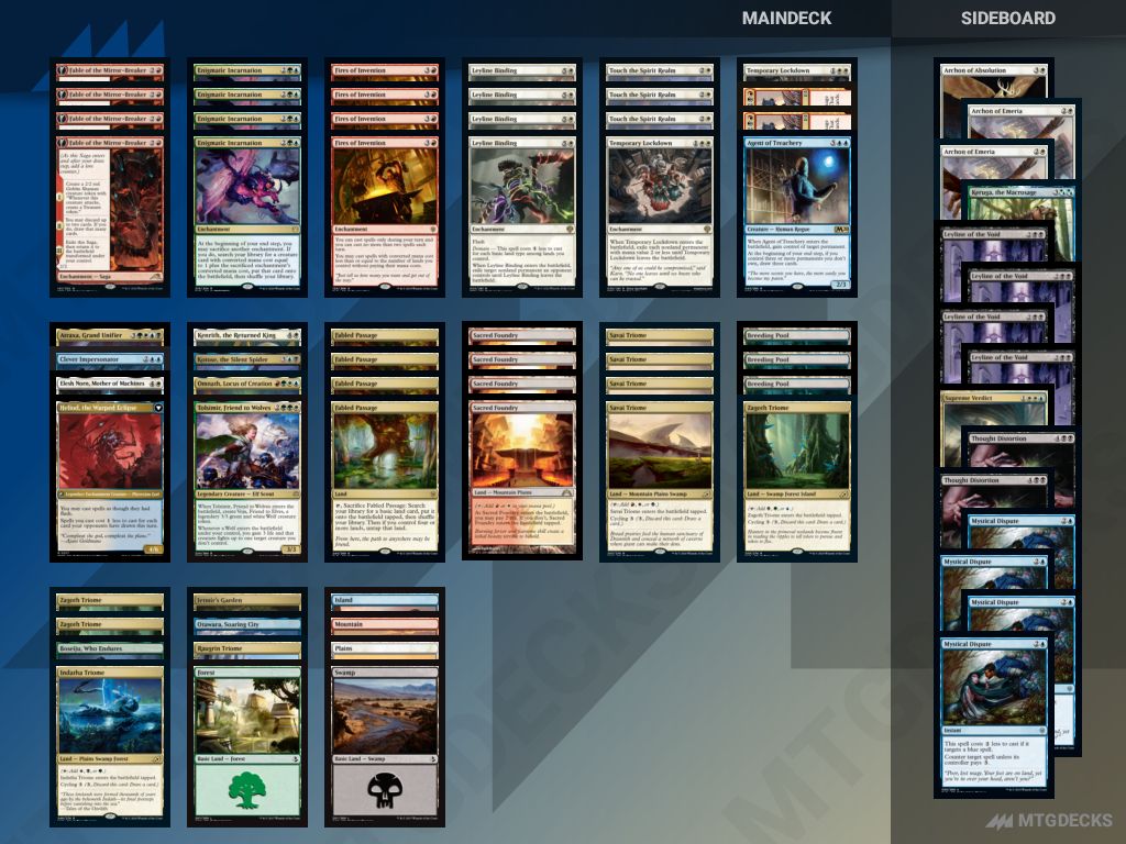 Pioneer Enigmatic Fires deck by Shu-Yu Hsueh • MTG DECKS