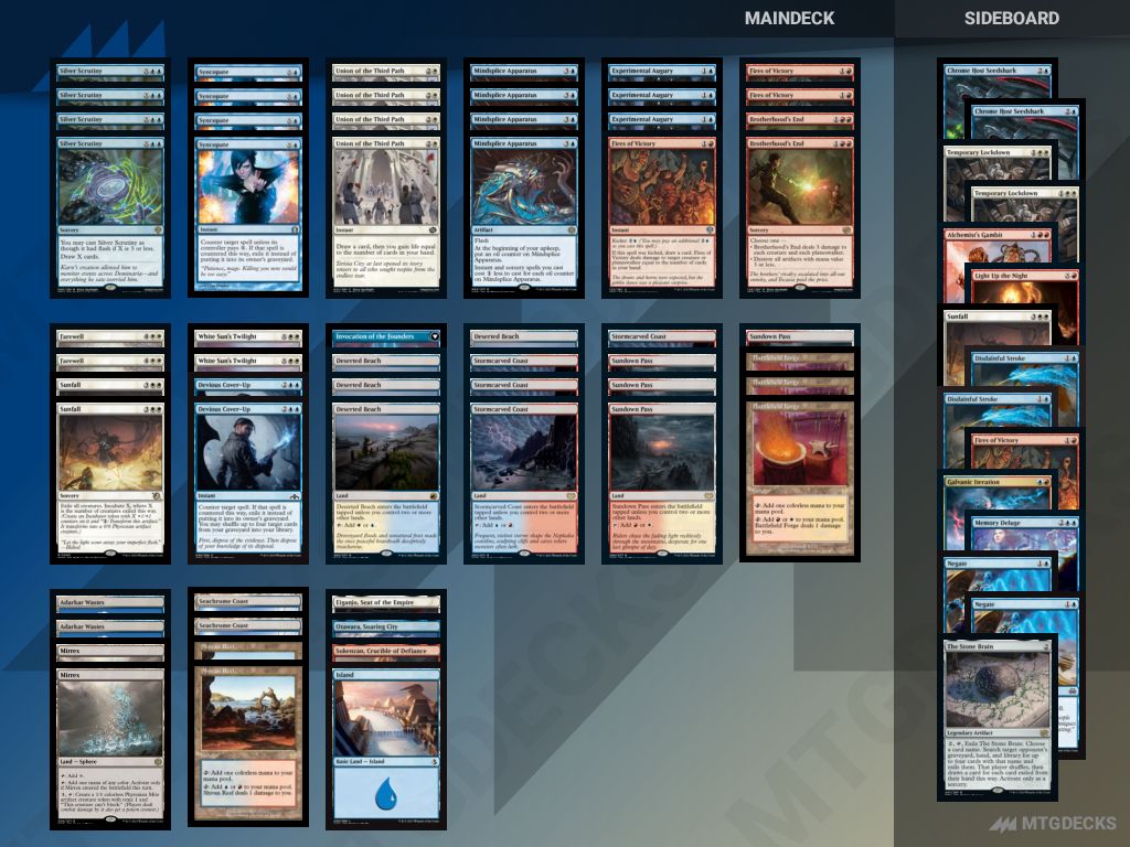 MTG Standard March of the Machine Jeskai Apparatus top decks • MTG DECKS