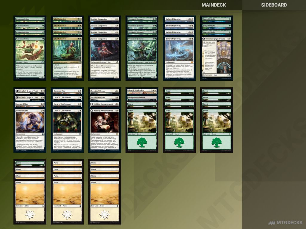 Arena Standard Selesnya Enchants deck by Gutto • MTG DECKS