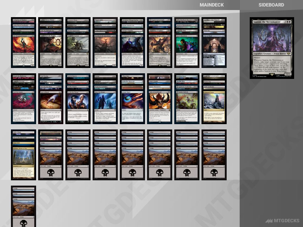 Historic-Brawl Sauron deck by Uncle_Russ • MTG DECKS