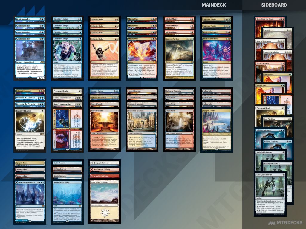 Arena Historic Jeskai Ramping Control deck by SkyBLUEkepl • MTG DECKS